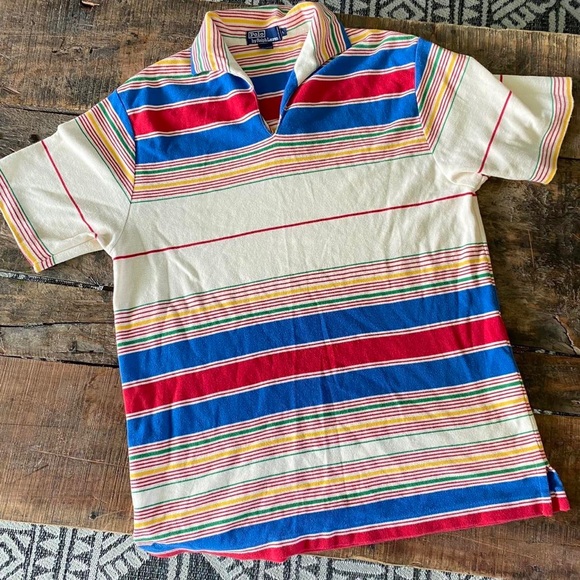 Polo Ralph Lauren | Shirts | Vintage 8s90s Rainbow Polo Ralph Lauren ...